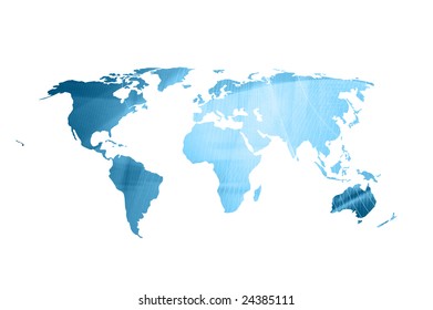 World Map Technology Style Stock Illustration 24385111 | Shutterstock