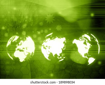 World Map Technology Style Your Design Stock Illustration 189898034 ...