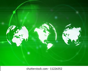 World Map Technologystyle Stock Illustration 8346904 | Shutterstock
