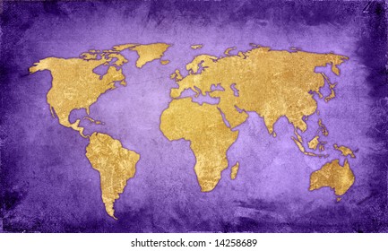 World Map Textures Backgrounds Stock Illustration 14258689