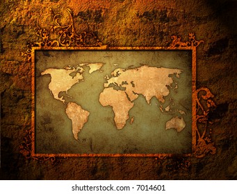 World Map Textures Backgrounds Stock Illustration 7014601 | Shutterstock