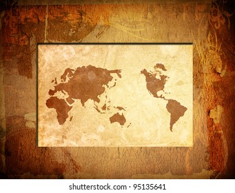 World Map Textures Backgrounds Your Design Stock Illustration 88617673