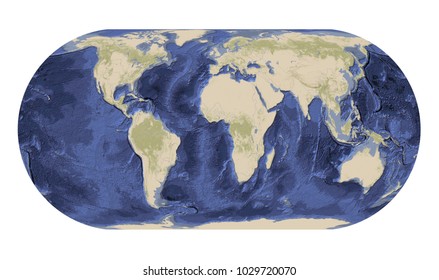 World Map 3d Rendering: ภาพประกอบสต็อก 1237276111 | Shutterstock