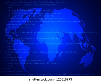 World Technology Background Stock Illustration 128818993 | Shutterstock