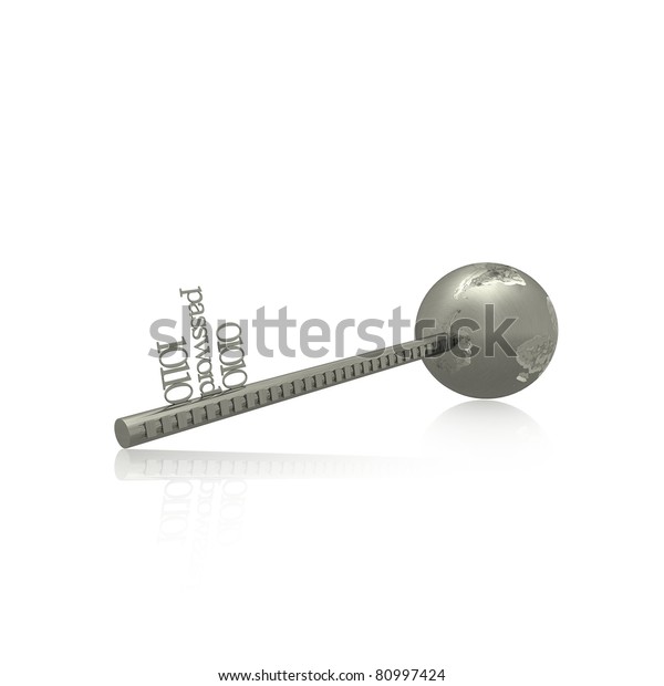 World Wide Web Security Key Concept Stock Illustration 80997424 ...