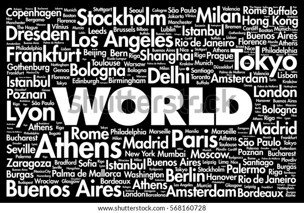 World Word Cloud Concept Made Words 스톡 일러스트 568160728 | Shutterstock