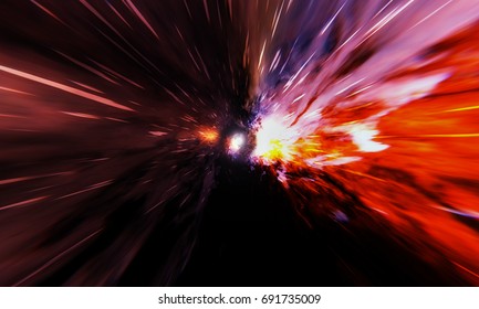 Wormhole Red 914 3d Render 스톡 일러스트 691734988 | Shutterstock