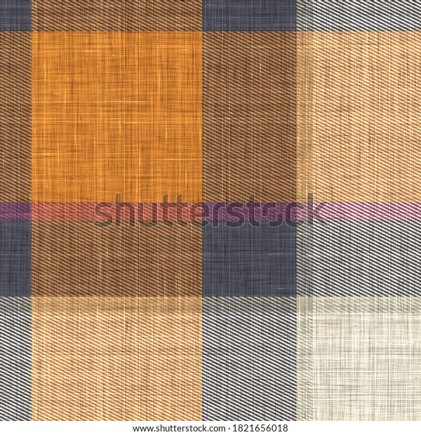 Woven Cloth Plaid Background Pattern Traditional: ilustrações stock ...