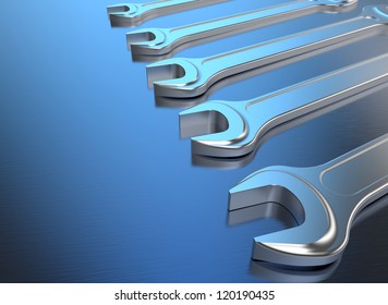 Wrench Tools Background Stock Illustration 120190435 | Shutterstock