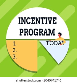 Writing Displaying Text Incentive Program Word Stock Illustration ...