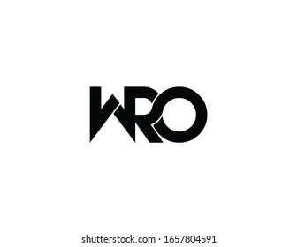Wro Original Monogram Logo Design Stock Illustration 1657804591 ...