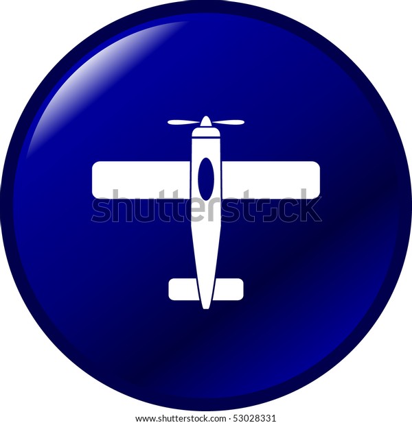 Wwii Plane Button Stock Illustration 53028331 | Shutterstock