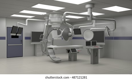 Xray Room 3d Rendering Stock Illustration 487121281