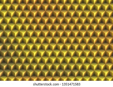Yellow 3d Cubes Blocks Texture: ภาพประกอบสต็อก 1351471583 | Shutterstock