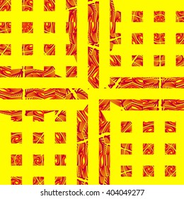 Yellow Abstract Geometric Pattern Stock Illustration 404049277 ...