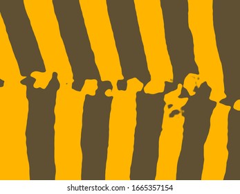 Yellow Background Random Shape Effect Art Stock Illustration 1665357154