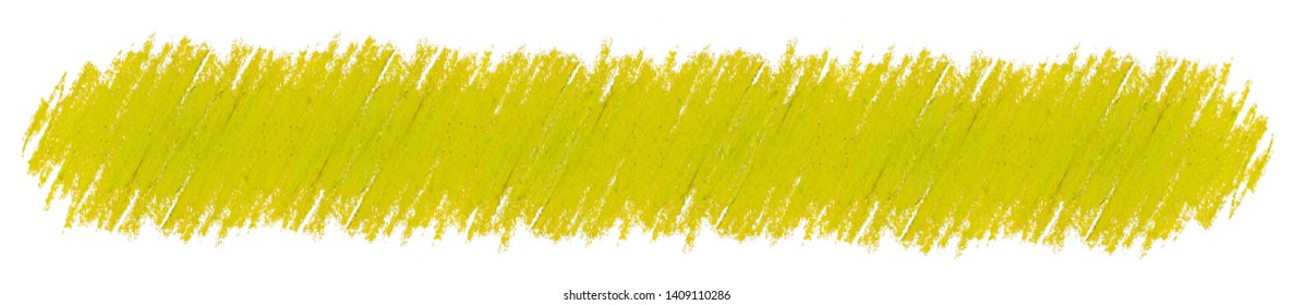 Yellow Crayon Scribble Texture Wax Pastel Stock Illustration 1409110286 ...