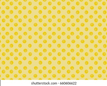 Yellow Dots Pattern Wallpaper Texture Stock Illustration 660606622 ...