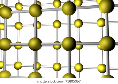 ilustración con estructura de cristal de: vector de stock (libre de ...