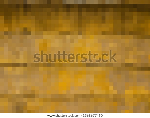 Yellow Mosaic Pattern Emty Blank Template Stock Illustration 1368677450 ...