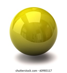 Vektor Stok Gold Sphere Vector Golden Ball (Tanpa Royalti) 126414353 ...