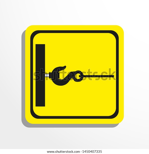 Yellow Square Image Rigging Symbol Black Stock Illustration 1450407335 ...
