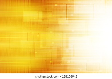 Yellow Technical Background Stock Illustration 128108942 | Shutterstock
