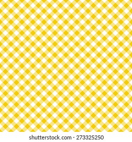 Yellow White Checkered Pattern Background Seamless Stock Illustration ...