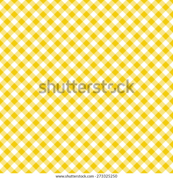 Yellow White Checkered Pattern Background Seamless Stock Illustration ...