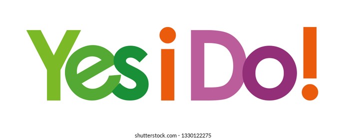 Yes Do Text Hite Background Stock Illustration 1330122275 | Shutterstock