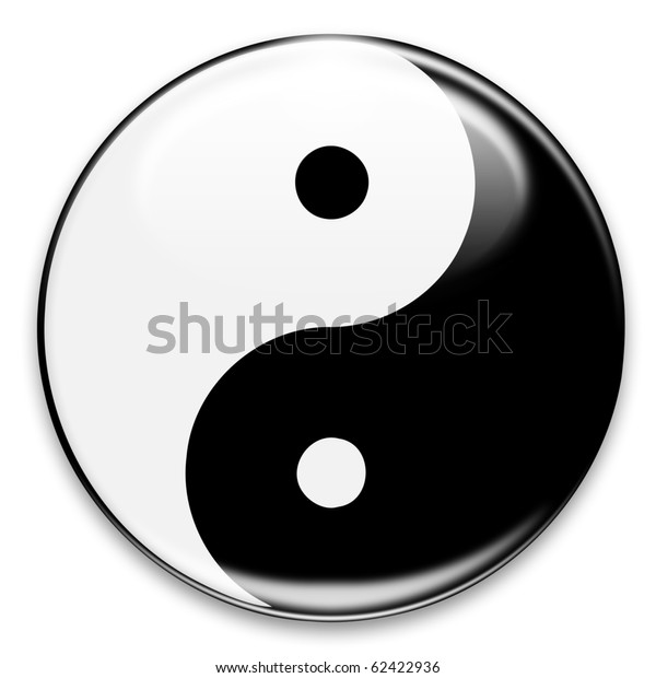 Yin Yang Button Stock Illustration 62422936 | Shutterstock