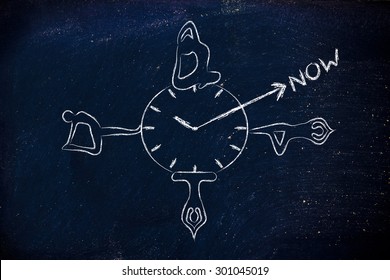 Yoga Consiousness Yoga Poses Around Clock Stock Illustration 301045019 ...