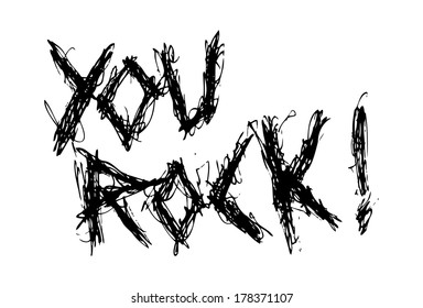 2,745 You rock music Images, Stock Photos & Vectors | Shutterstock
