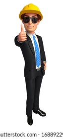 Young Engineer Thumbs Stock Illustration 168892295 | Shutterstock