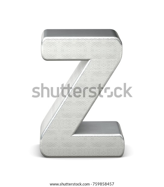 Z Letter Silver 3d Rendering Stock Illustration 759858457 | Shutterstock