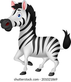 Zebra Cartoon Stock Vector (Royalty Free) 88508674