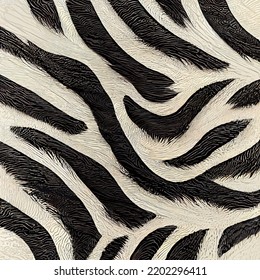 Zebra Skin Pattern Design Illustrated Stock Illustration 2202296411 ...