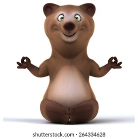 Zen Bear Stock Illustration 264334628 | Shutterstock