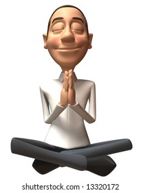 Zen Guy Stock Illustration 13320178 | Shutterstock