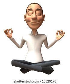 Zen Guy Stock Illustration 13320178 | Shutterstock