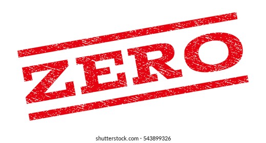 Zero Stamp Seal Watermark Grunge Style Stock Vector (Royalty Free ...