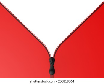 Red Background Metallic Zipper Stock Vector (Royalty Free) 177803381