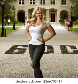 Full-figure-shot-of-a-gorgeous-and-athletic-blonde-female-college ...