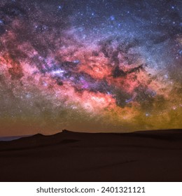Realistic Constellation Map Milky Way Above AI-generated image ...