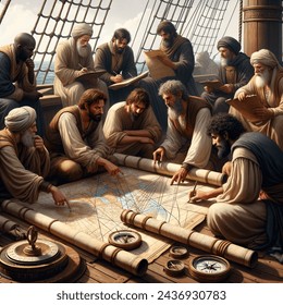 Pirate Crews Signing Agreements Voting On AI 생성 이미지 2528860487 ...