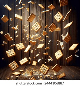 Golden Tickets Falling On Plain Background AI-generated image ...