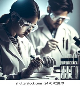 Forensic Autopsy Microscopic Tissue Examination Histology AI-generated ...