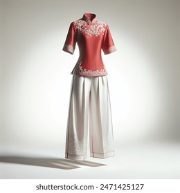 Realistic Photography Mannequin Wearing Plain Baju AI-generated image ...