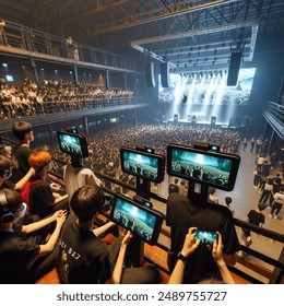 There Many Japanese Clapping Smiling Seating AI-generated image ...