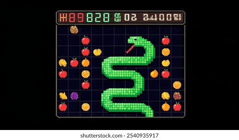 Promotional Slider Snake Gamification Main Text AI-generated image ...